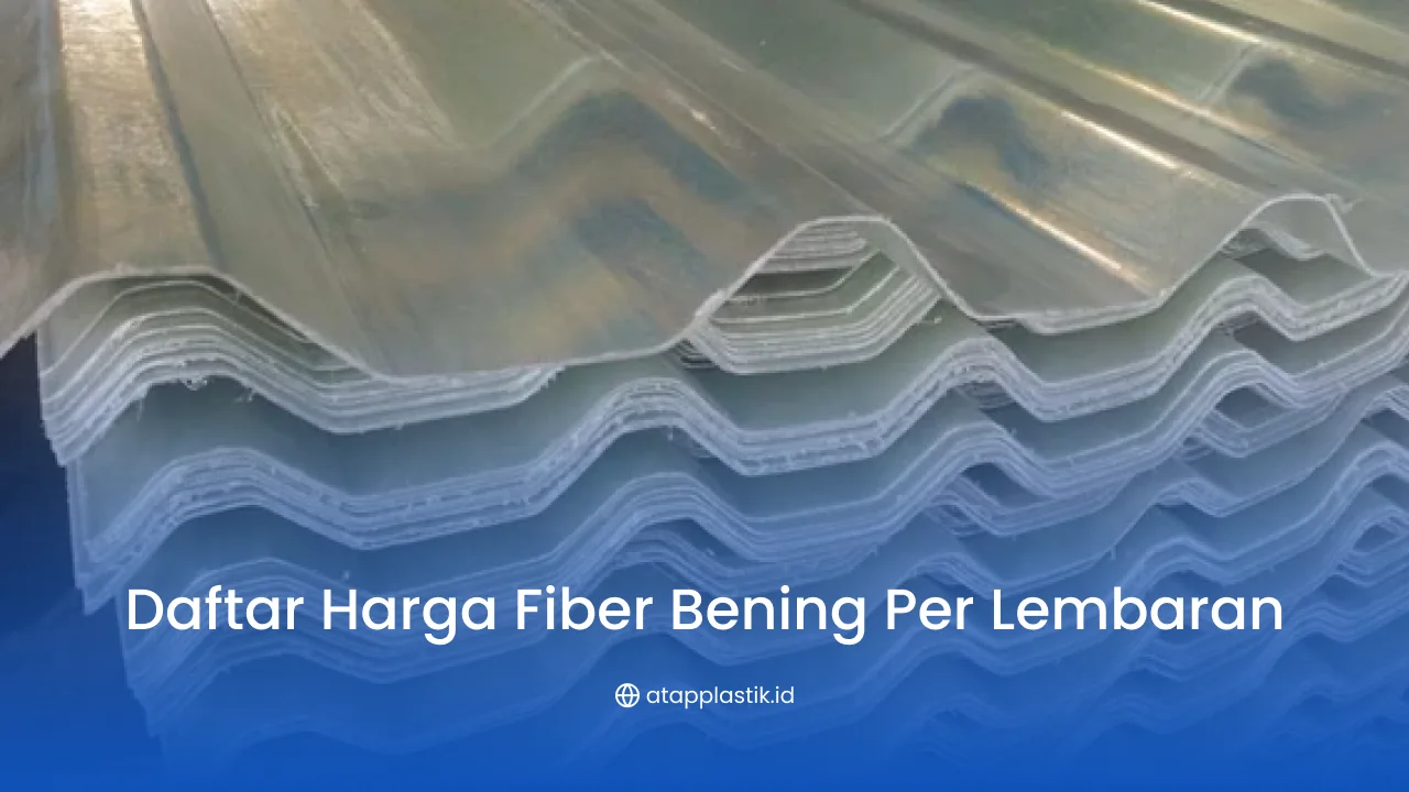 Daftar Harga Fiber Bening per Meter & Lembar Update - Atap Plastik